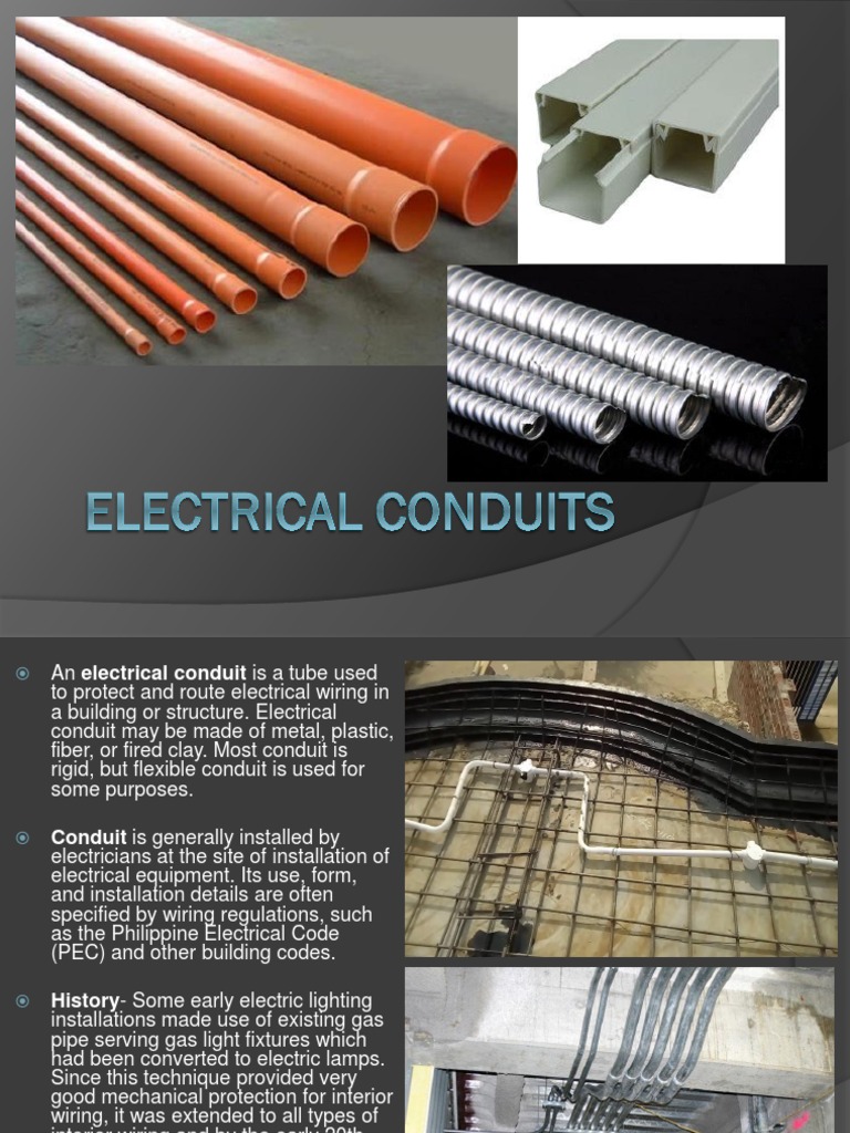 Electrical Conduits | PDF | Wire | Electrical Engineering
