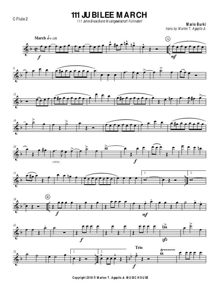 111 Jubilee March: Mario Burki | PDF