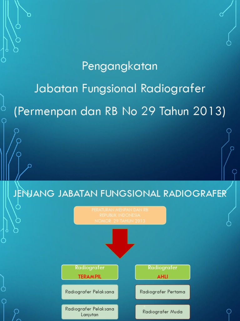 Jenjang dan Syarat Jabatan Radiografer | PDF | Teknologi & Rekayasa