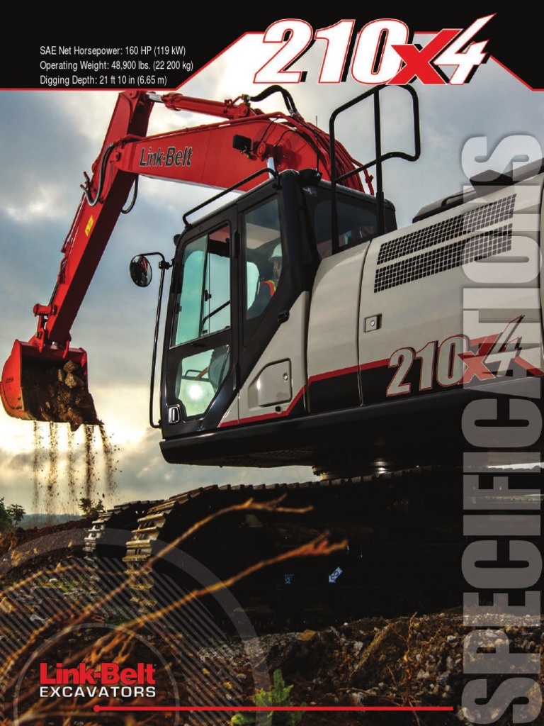 Link-Belt 210x4 | PDF | Diesel Engine | Turbocharger