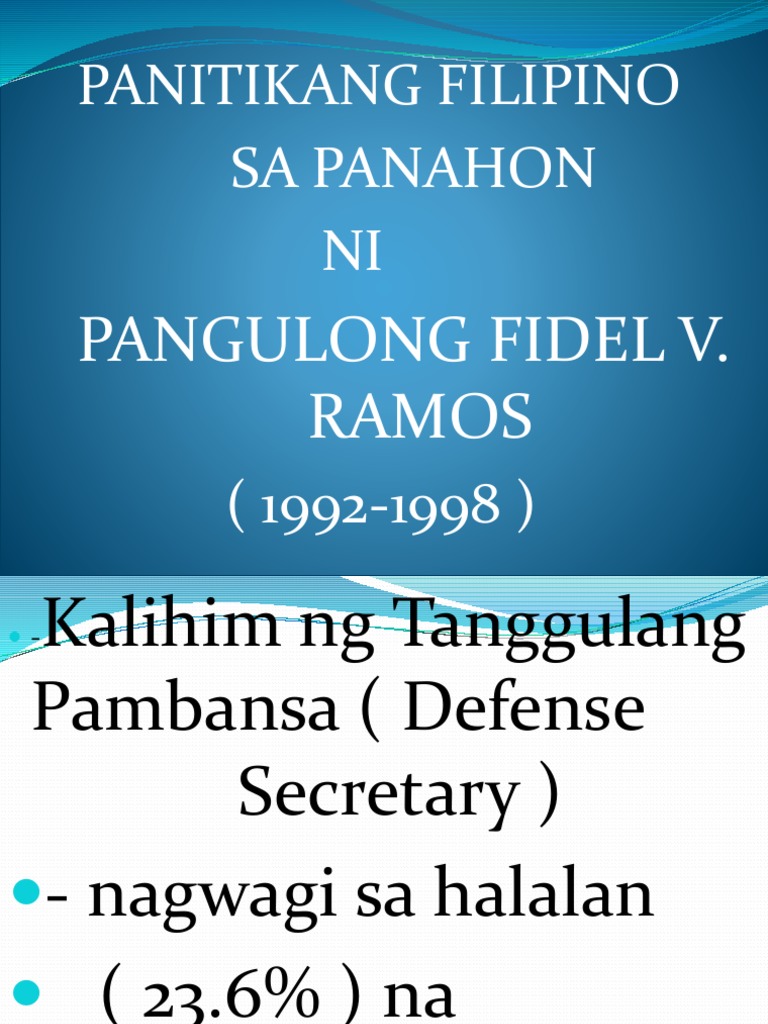 Fidel Ramos | PDF