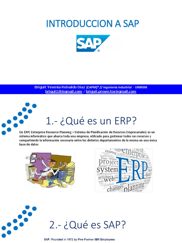 Que Es SAP | PDF | Sap Se | Planificación de recursos empresariales
