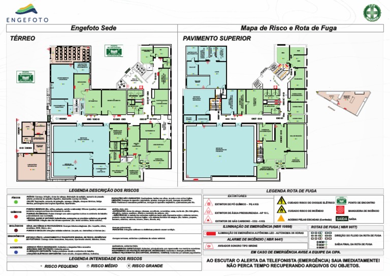 Mapa de Rota de Fuga Atualizado | PDF | Sustancias químicas | Química