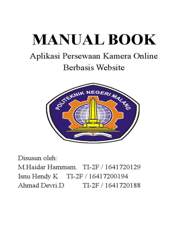 Manual Book | PDF