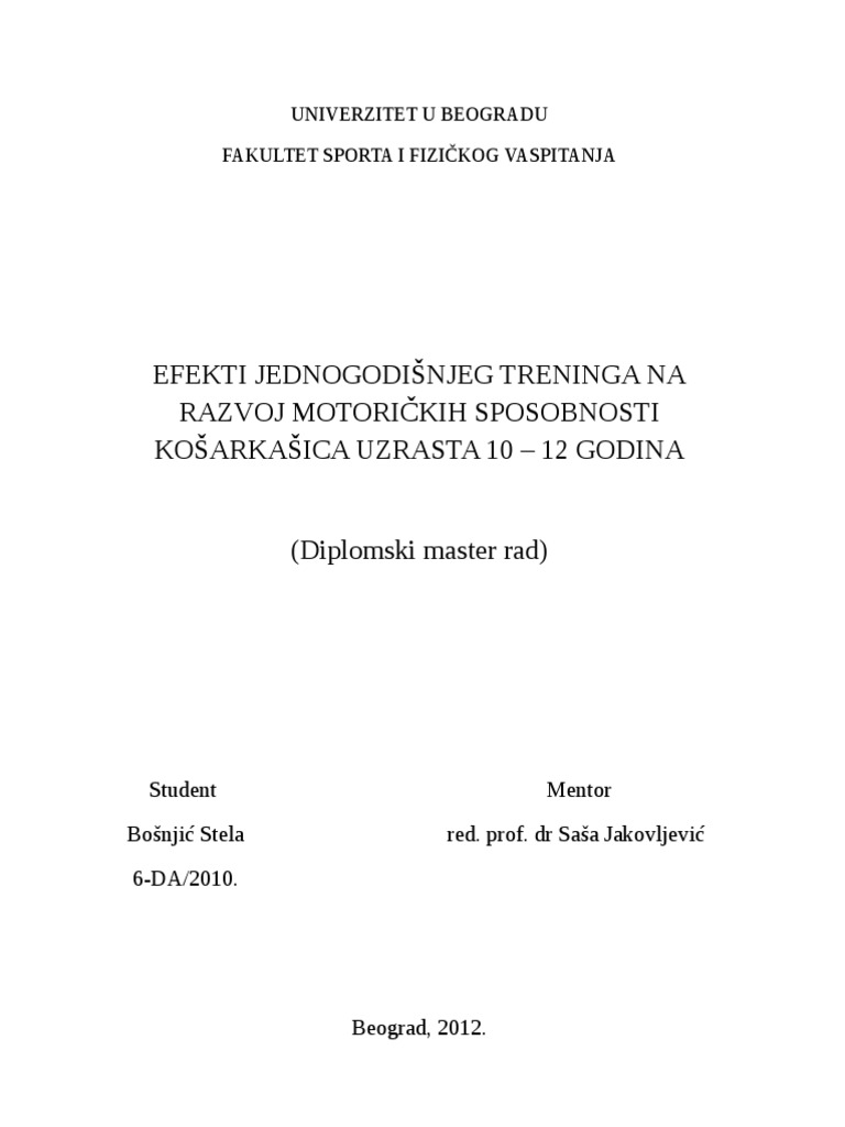 Kosarka | PDF