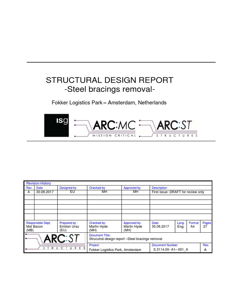 Structural Design-calculation Report_pdf | Structural Steel | Screw