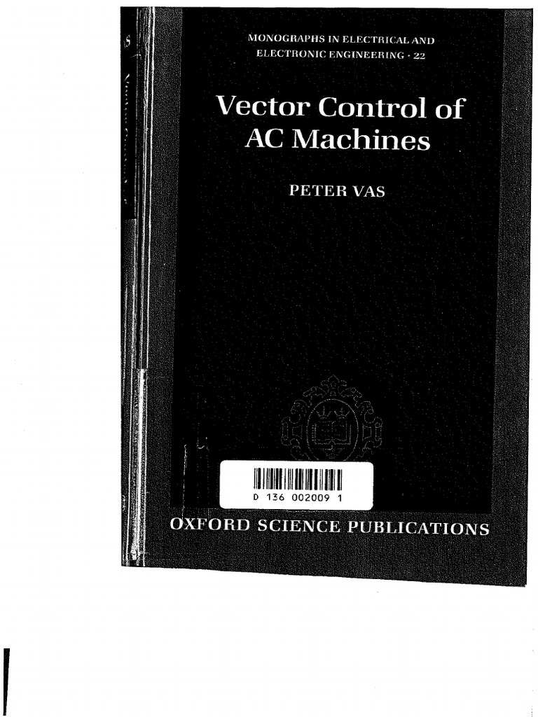 1990 Vector Control of AC Machines | PDF