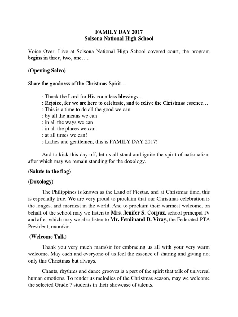 Script-family Day 2017