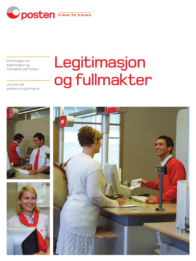 Legitimasjon Og Fullmakter - Bokmål | PDF