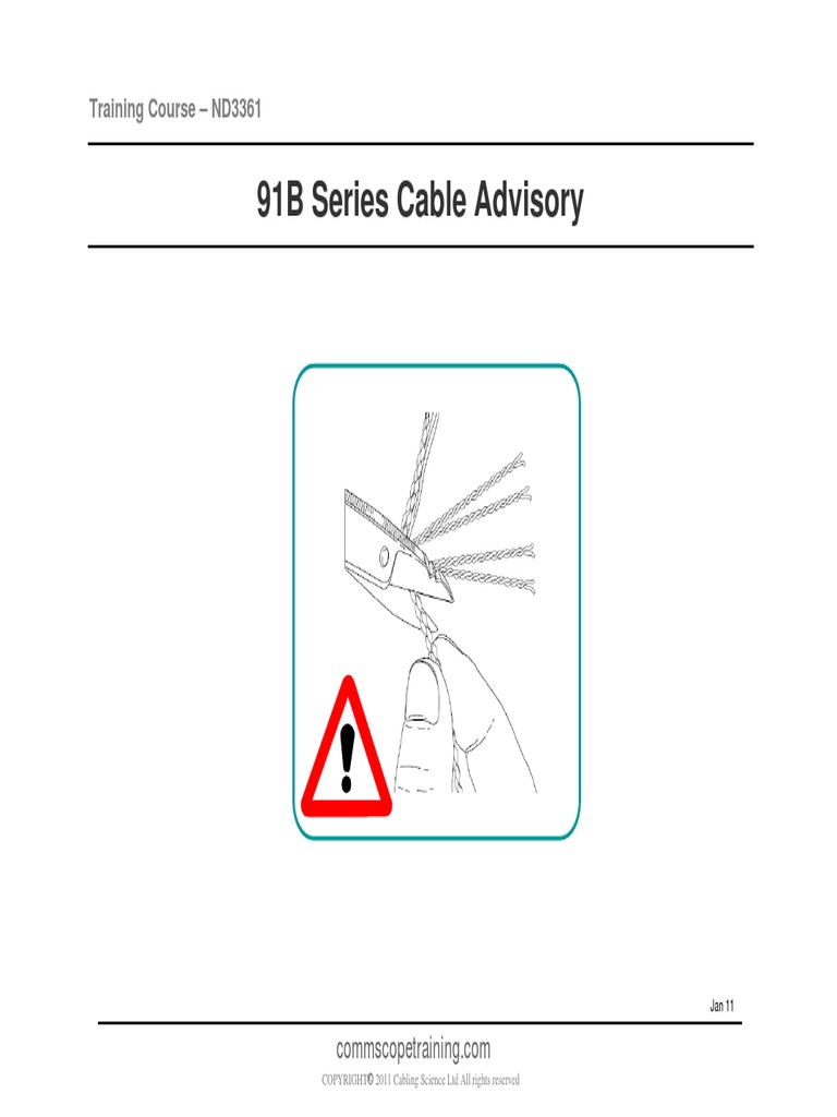 Nd3361 91b Cable Preparation Termadv Jan11 | PDF | Science ...