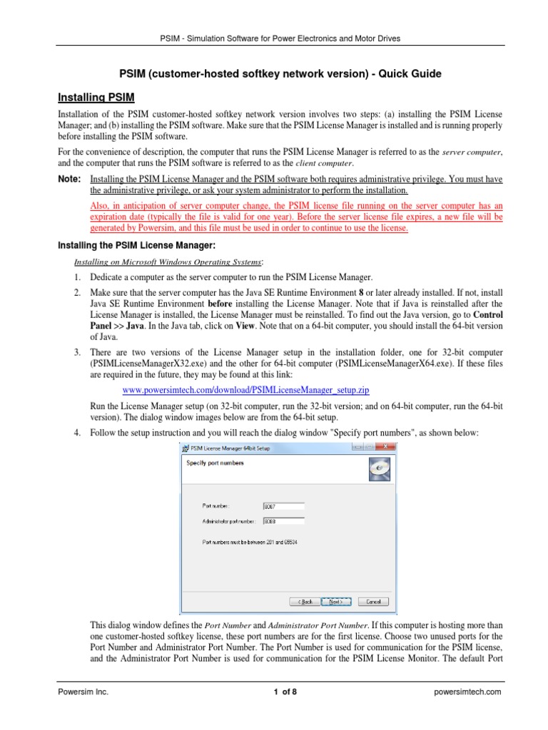 A Quick Guide to Installing PSIM Simulation Software and License ...