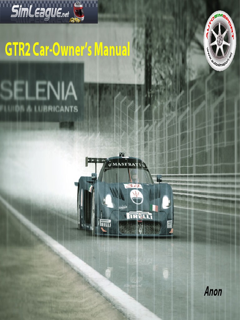 GTR2 Car Owner's Manual Guide | PDF | Suspension (Vehicle) | Tire