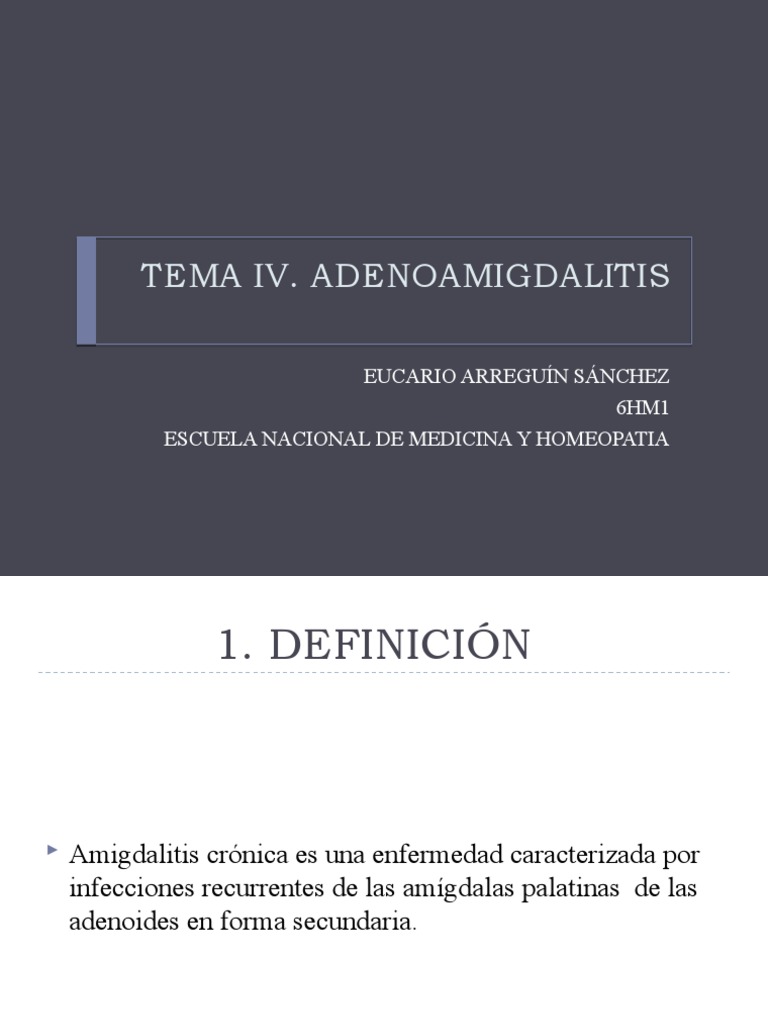 Adenoamigdalitis | PDF | Sistema linfático | Microbiología