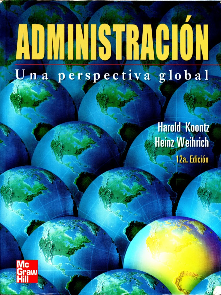 Na Perspectiva Global: Harold Koontz Heinz Weihrich | PDF ...