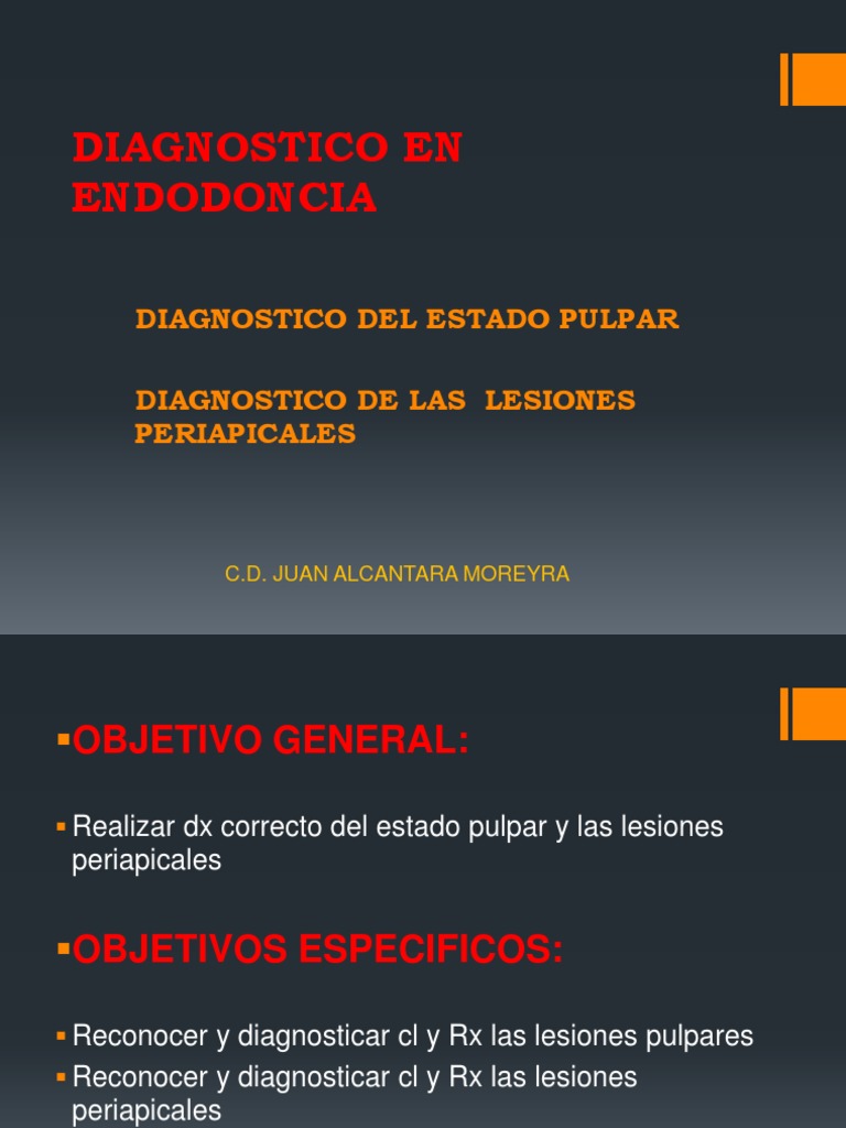 Clase DX Pulpar y Periapical | PDF | Inmunología | Medicina CLINICA