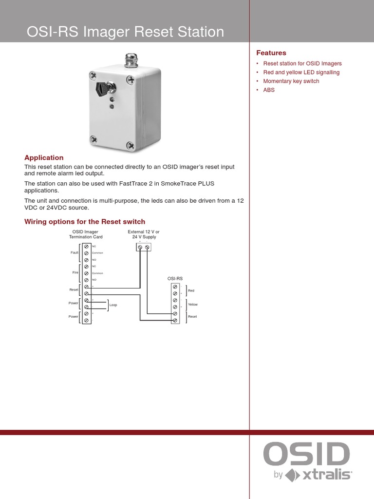 Reset Station Osi-Rs | PDF | Trademark | Switch
