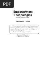 Lesson Plan For 4th Quarter COT Empowerment Technologies | PDF | Educational Technology | Multimedia