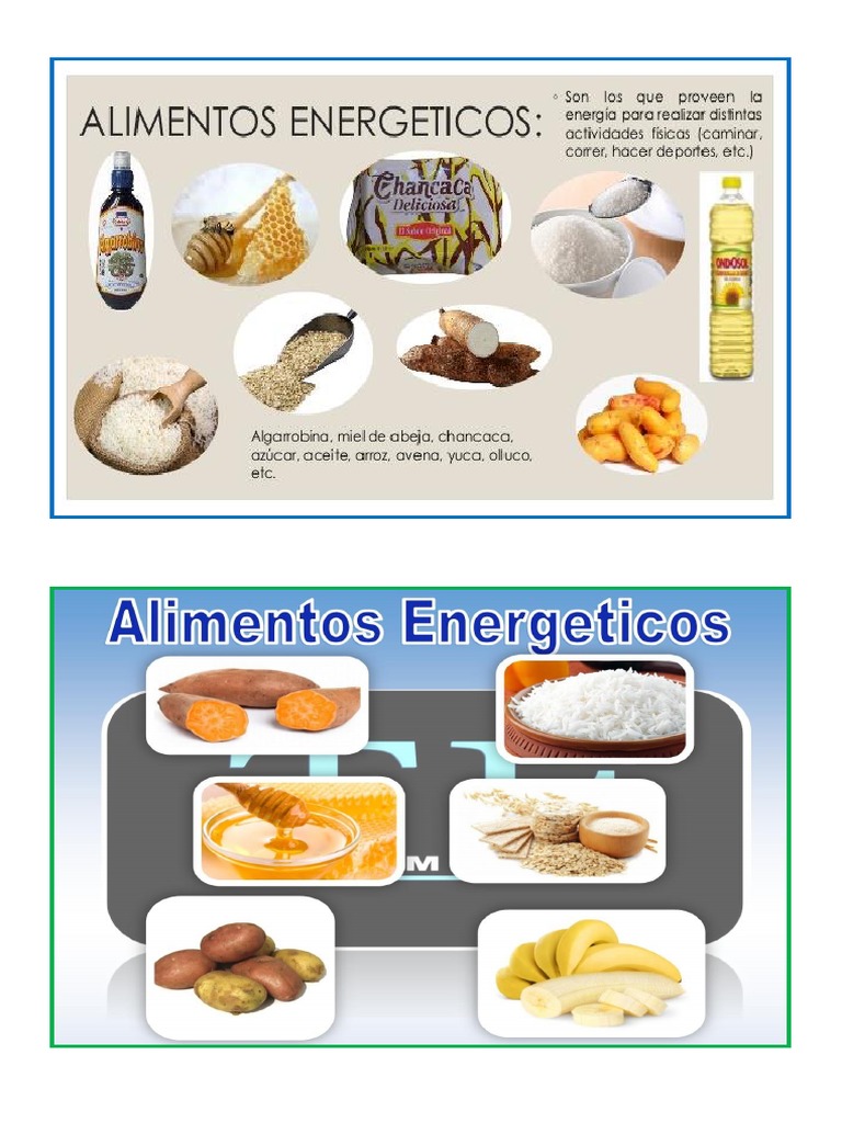 Alimentos Energéticos | PDF