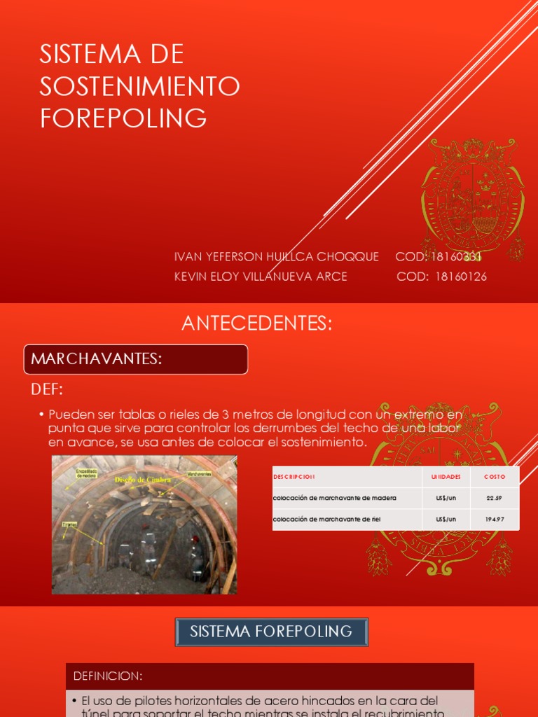 Sistema Forepoling | PDF | Túnel | Acero