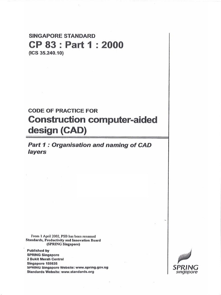 CP-83 CAD Standards | PDF