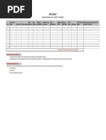 Manpower Planning Sheet | PDF