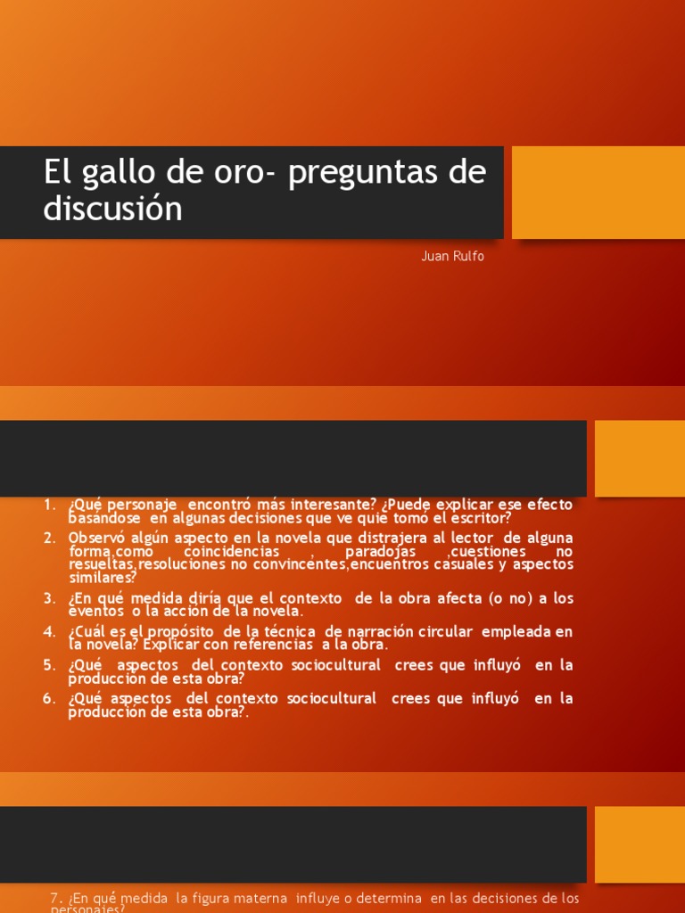 El Gallo de Oro | PDF