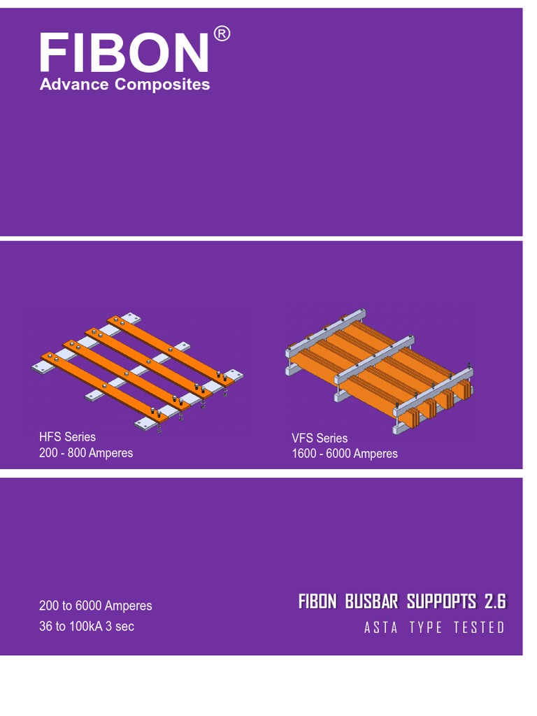 Fibon Busbar Supports 2 6v6 - ASTA Type Tested | PDF | Composite ...