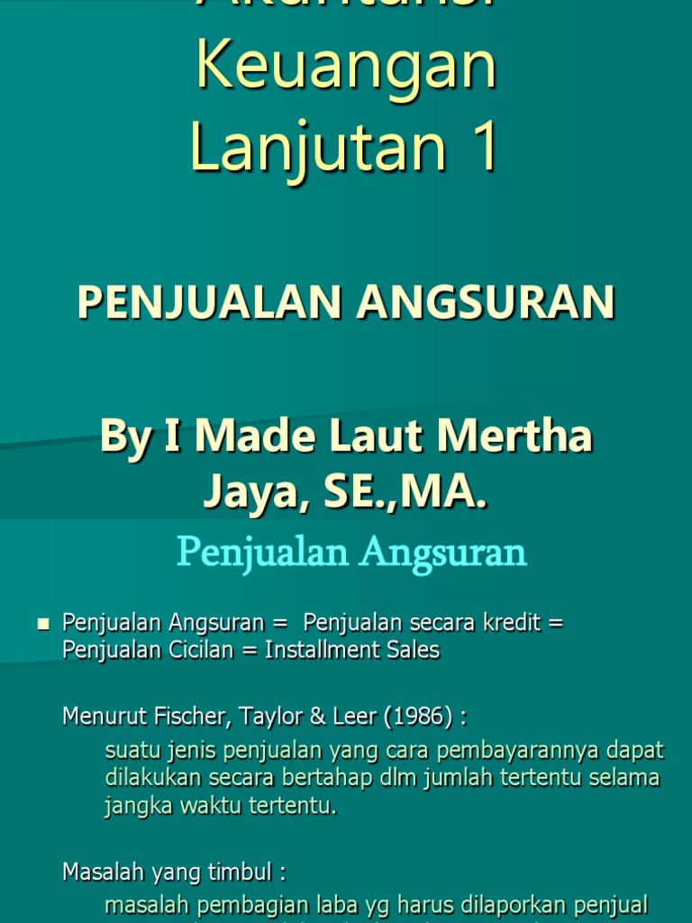 Pertemuan 8 & 9 | PDF