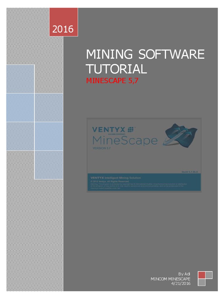 Tutorial Minescape 5,7 by Adi - Sample (Bonus) | PDF