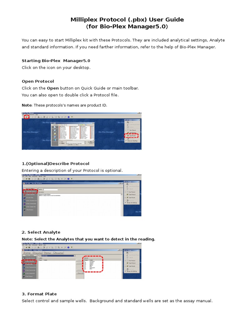 Bioplex Quick Guide On Using Milliplex Protocols | PDF