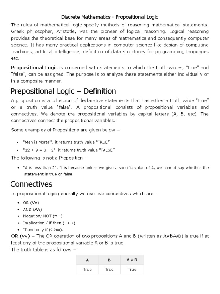 Discrete Mathematics | PDF | Contradiction | Logic