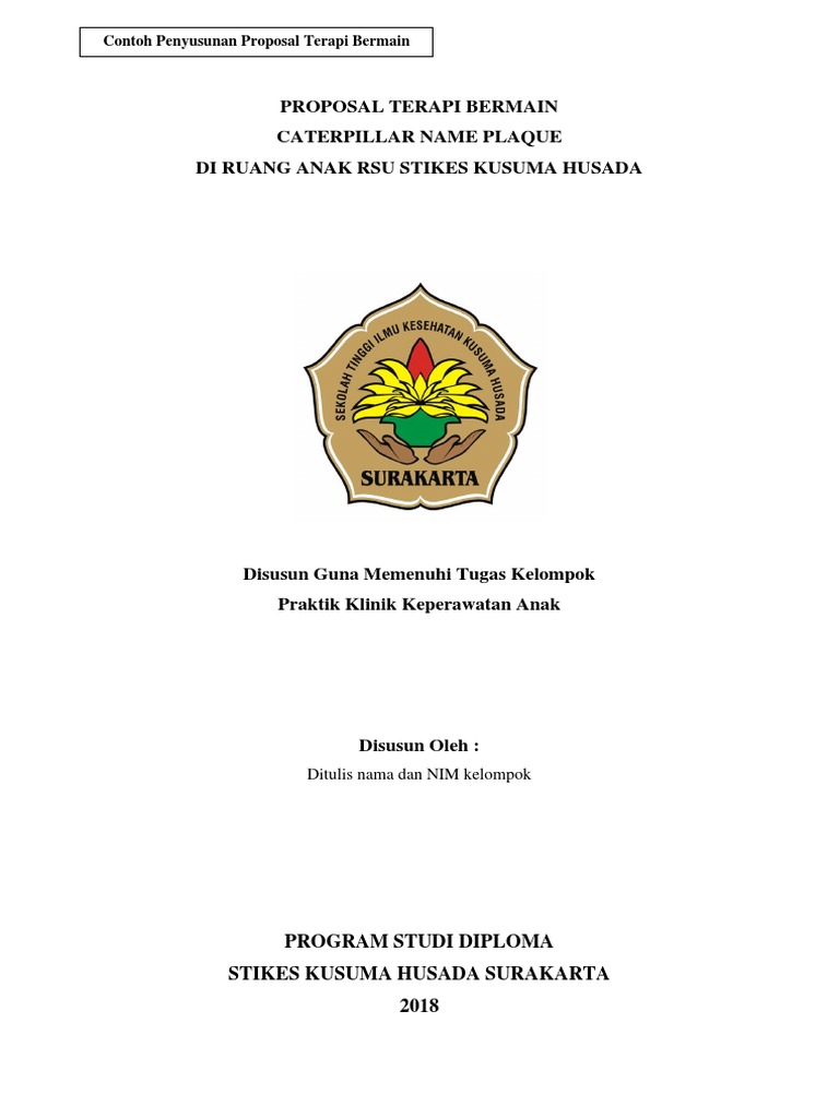 Contoh Proposal Terapi Bermain Fandi | PDF