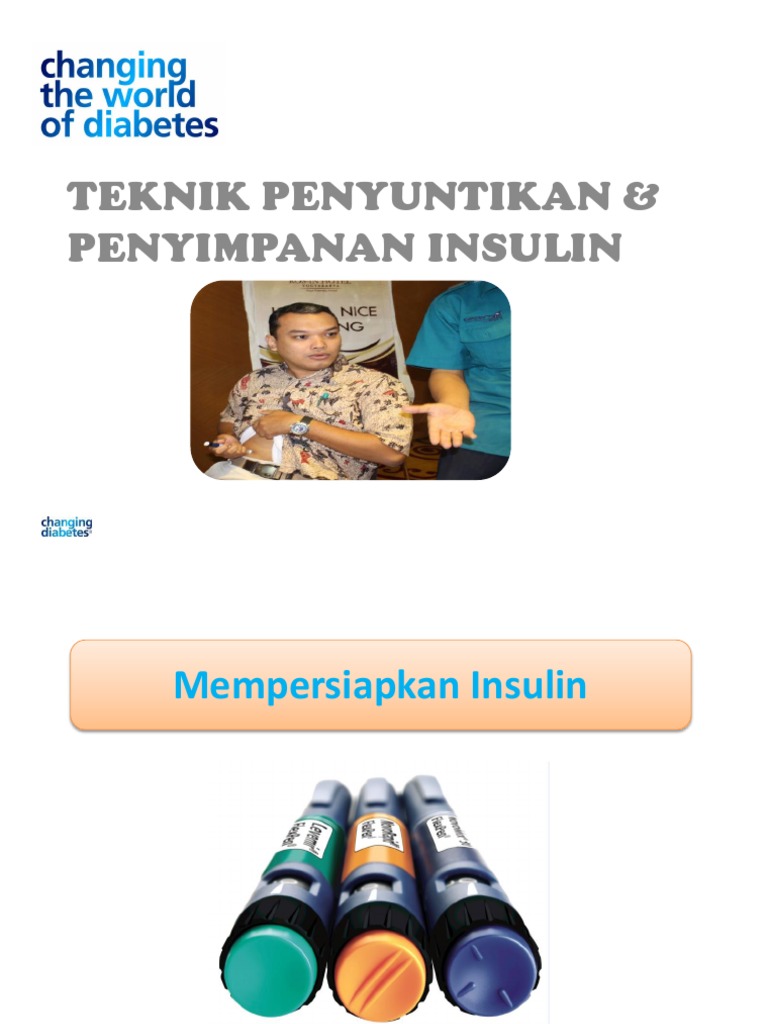Cara Penyuntikan & Penyimpanan Insulin | PDF