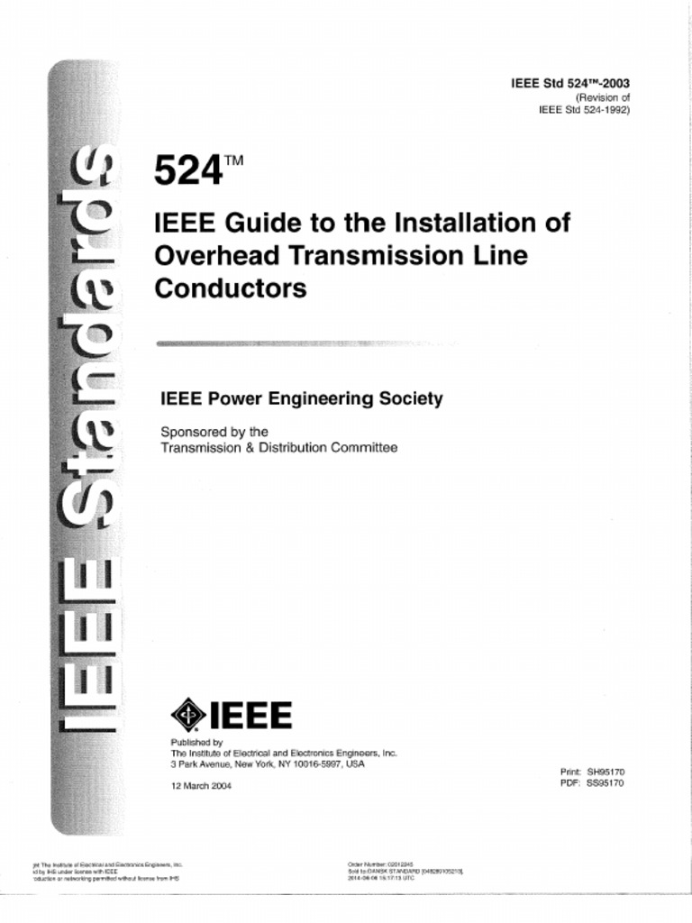 Ieee 524 (2003) | PDF