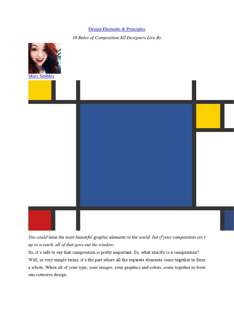 Visual Design Composition | PDF | Composition (Visual Arts) | Page Layout