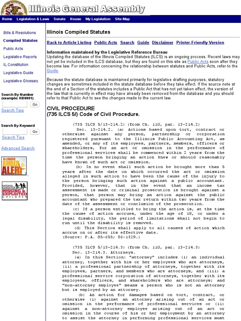 IMFL735 ILCS 5: Code of Civil Procedure. | PDF | Mortgage Law | Foreclosure