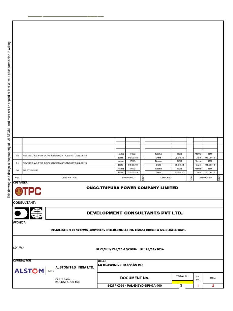 400kv Bpi Ga | PDF | Insulator (Electricity) | Materials
