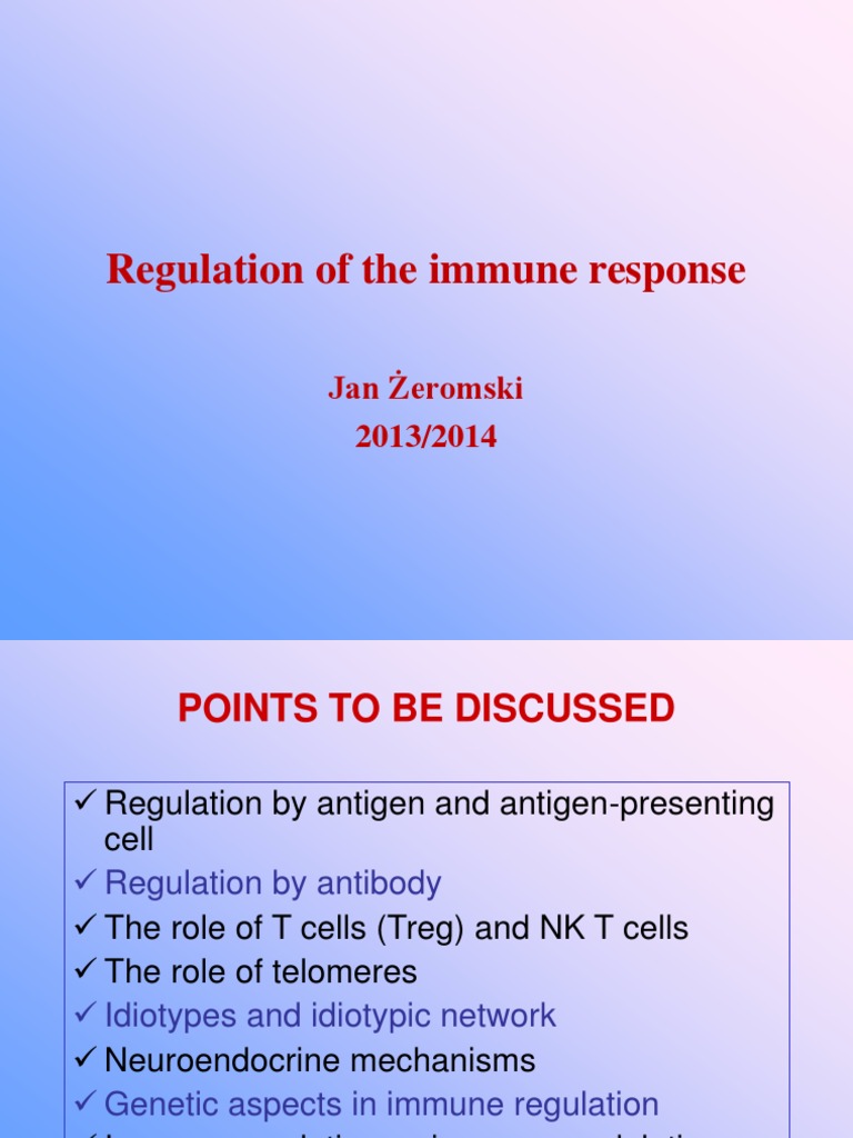 Immune Response Regulation Overview | PDF | Vaccines | Monoclonal Antibody