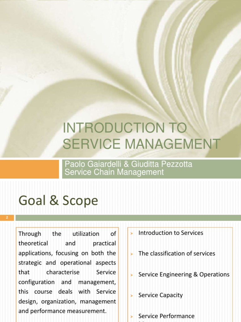 70785-1 - Introduction To Service Management PDF | PDF | Business ...