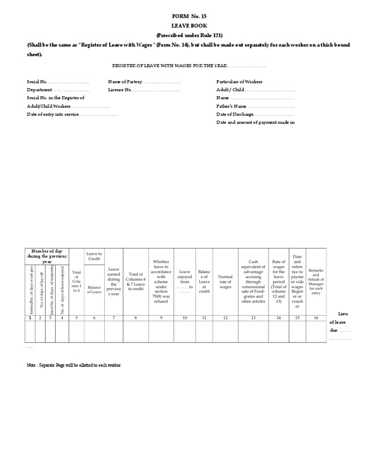 FORM No 15 | PDF | Economies | Government