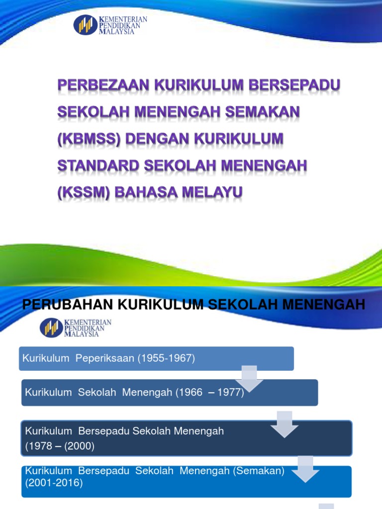 Perbandingan KBSM dan KSSM | PDF