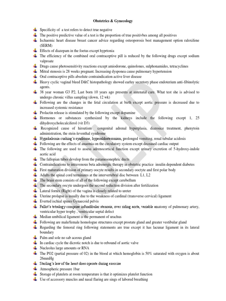 Obstetrics & Gynecology: A Comprehensive Review of Key Concepts and ...