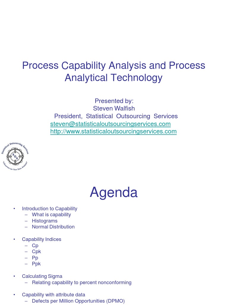 Process Capability & Analytics | PDF | Standard Deviation | Normal ...