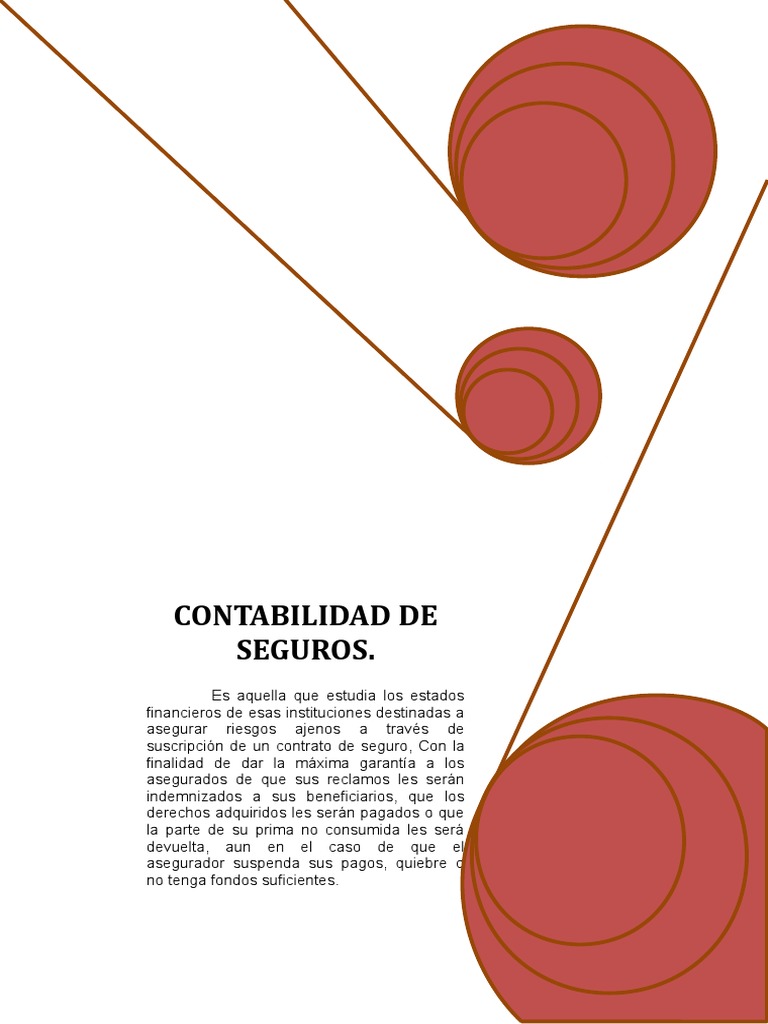 CONTABILIDAD-DE-SEGUROS Hector | PDF | Póliza de seguros | Reaseguro