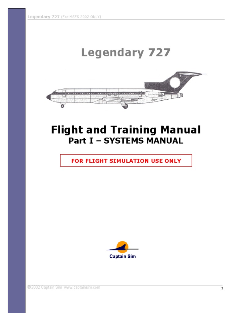 727 Manual 1 | PDF | Altimeter | Cockpit