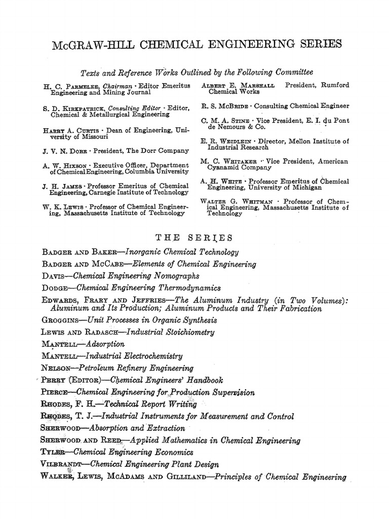 Applied Mathematics in Chemical Engineering - Sherwood, Reed PDF | PDF