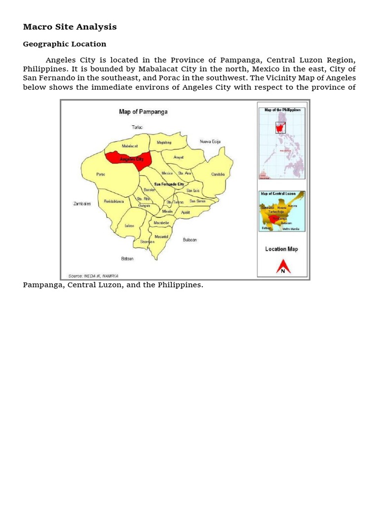 Macro Site Analysis: Geographic Location | PDF | City | Geography