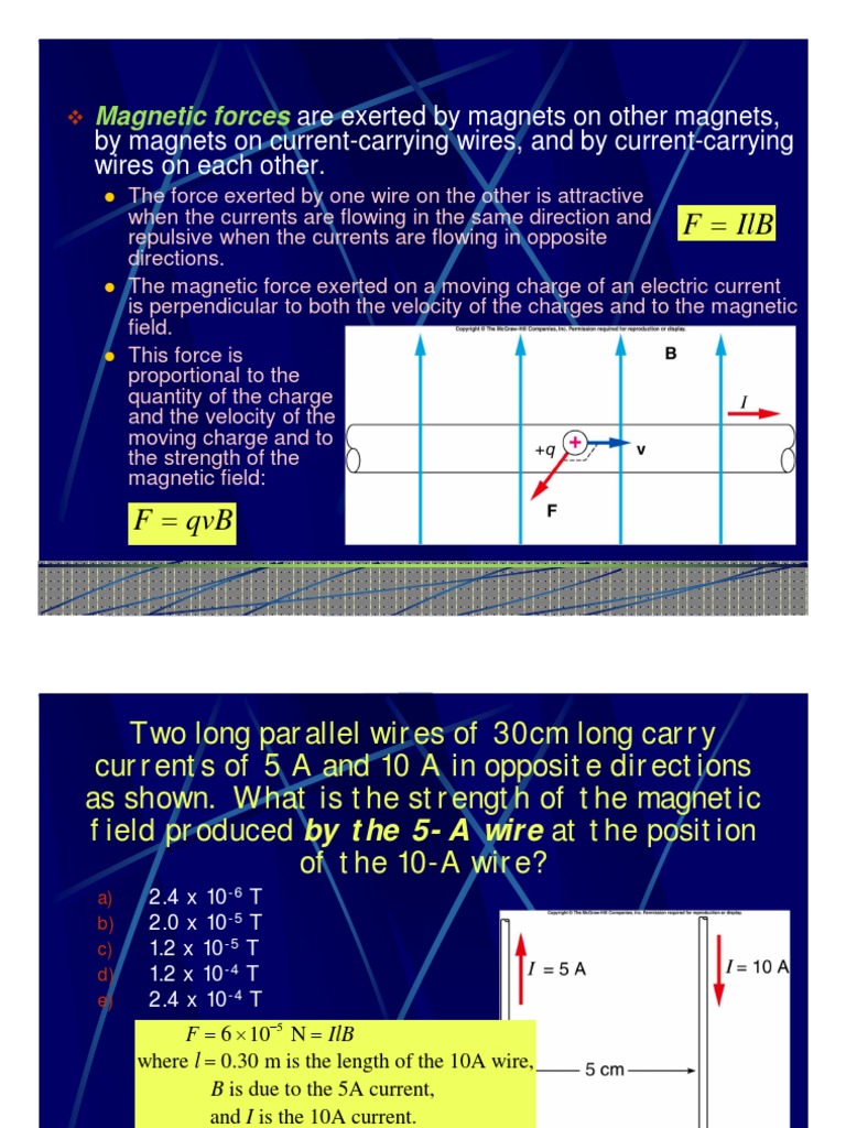 F Ilb: Magnetic Forces | PDF | Magnetic Field | Force