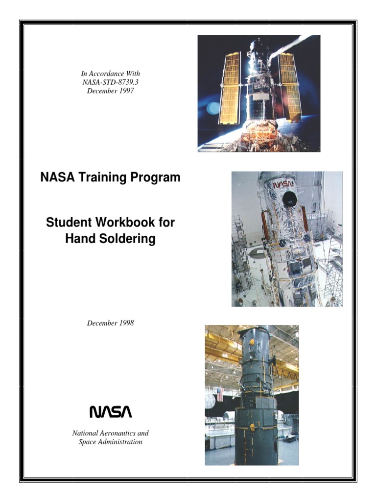 NASA Student Handbook For Hand Soldering | PDF | Soldering | Solder