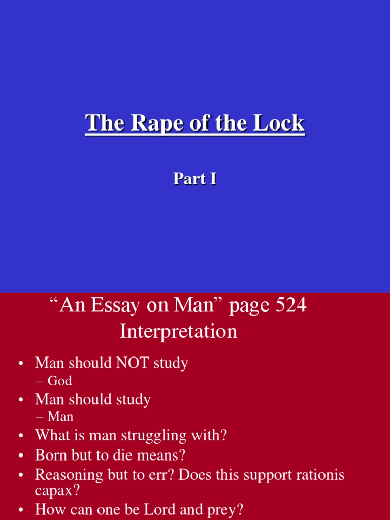 Analysis of Pope's Rape of the Lock | PDF | Poetry